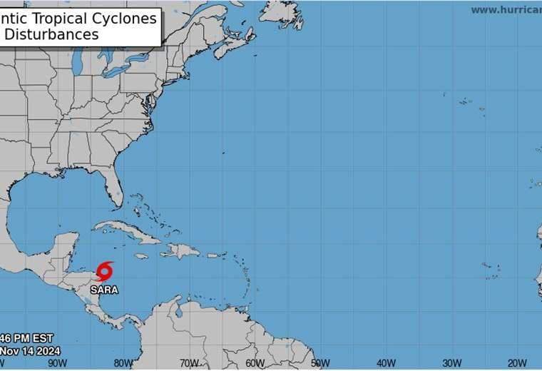 Tormenta tropical Sara se forma en el Caribe | Teletica