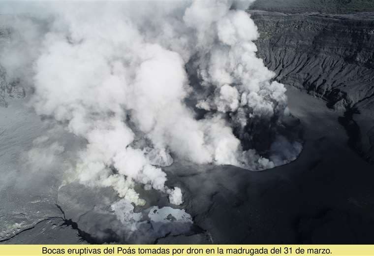 Volcán Poás: “Vemos eventos más energéticos con explosiones de material ...